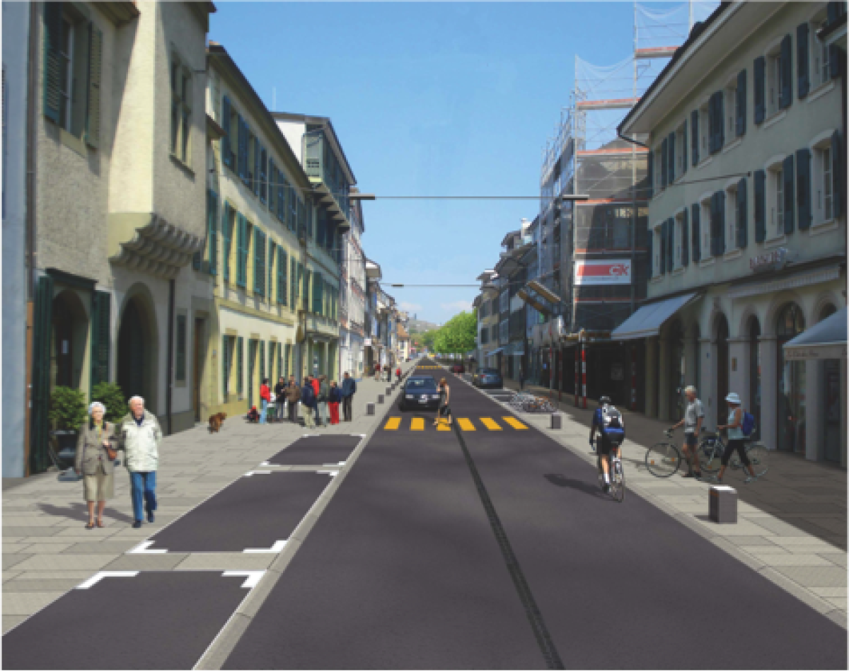 Rolle – Réaménagement de la Grand-Rue - Transitec